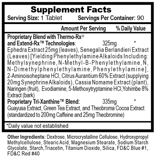 Lipodrene Hardcore (Липодрен Хардкор) от Hi-Tech - ProteinHouse®